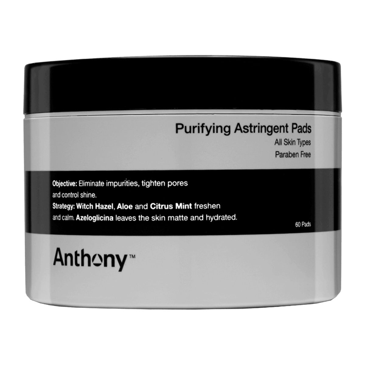 Anthony Purifying Astringent Toner Pads, 60 Pads – NOAH
